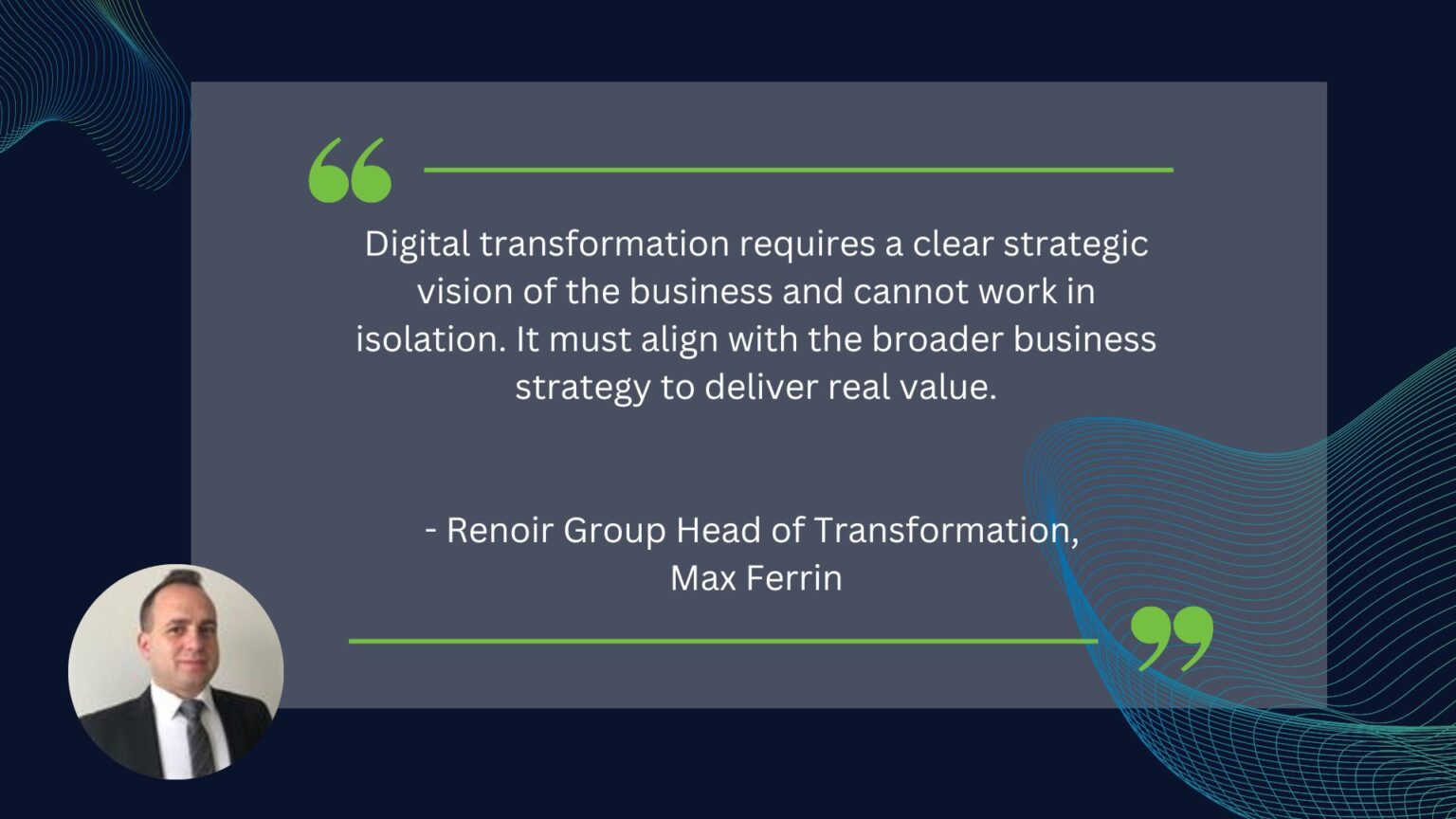 Data and Digital Transformation: A perfect fit | Renoir Consulting
